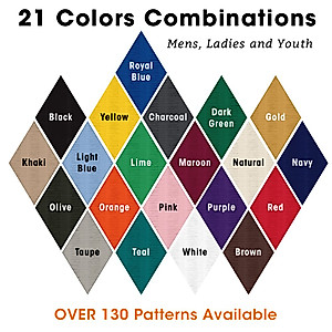 Golf Knickers Colorful Knee High Argyle Cotton Socks For Men Women and Youth - YYY: White/Black/Khaki - Mens