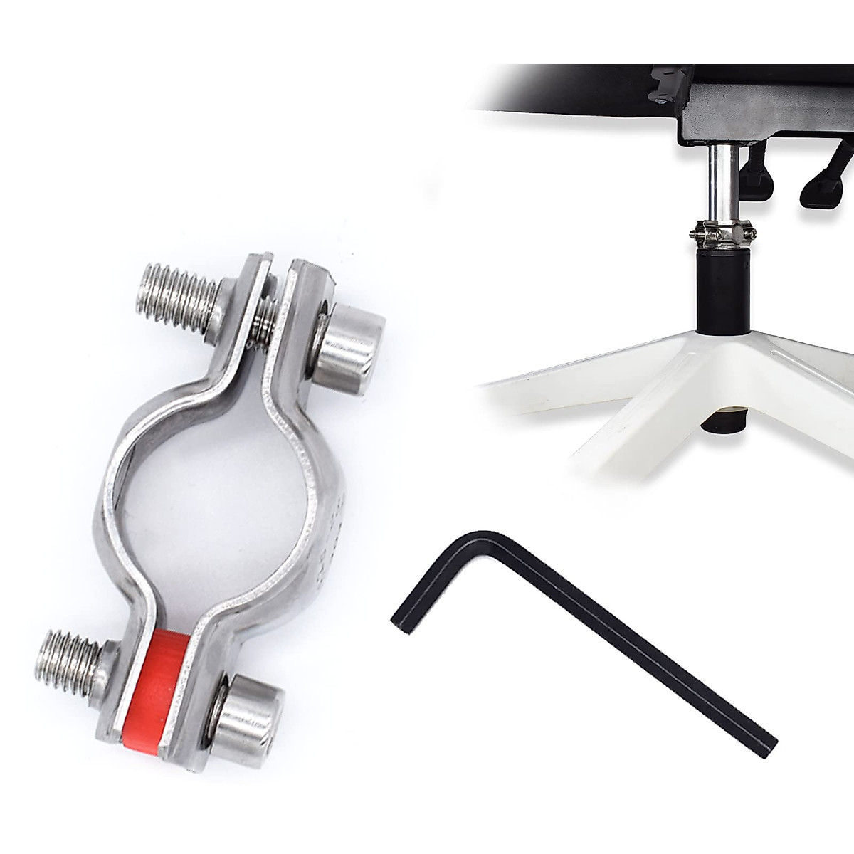 Anrkets Fix Sinking Office Chair, Avoid Sinking of Office Chair Height, Adjustable Height Office Chair Saver for Stop Sinking Without Cylinder Replacement