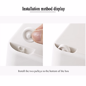 LEAYAN Under Sink Storage Rack, Under Bathroom Cabinet Sliding Storage Basket Organizer Kitchen Under Sink Shelf Organizer Under Sink Rack Shelf, White 40x16.5x23.2cm