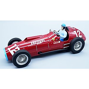 375 F1#12 Alberto Ascari Indianapolis 500 (1952) with Driver Figure Mythos Series Limited Edition to 100 Pieces Worldwide 1/18 Model Car by Tecnomodel TMD18-193B