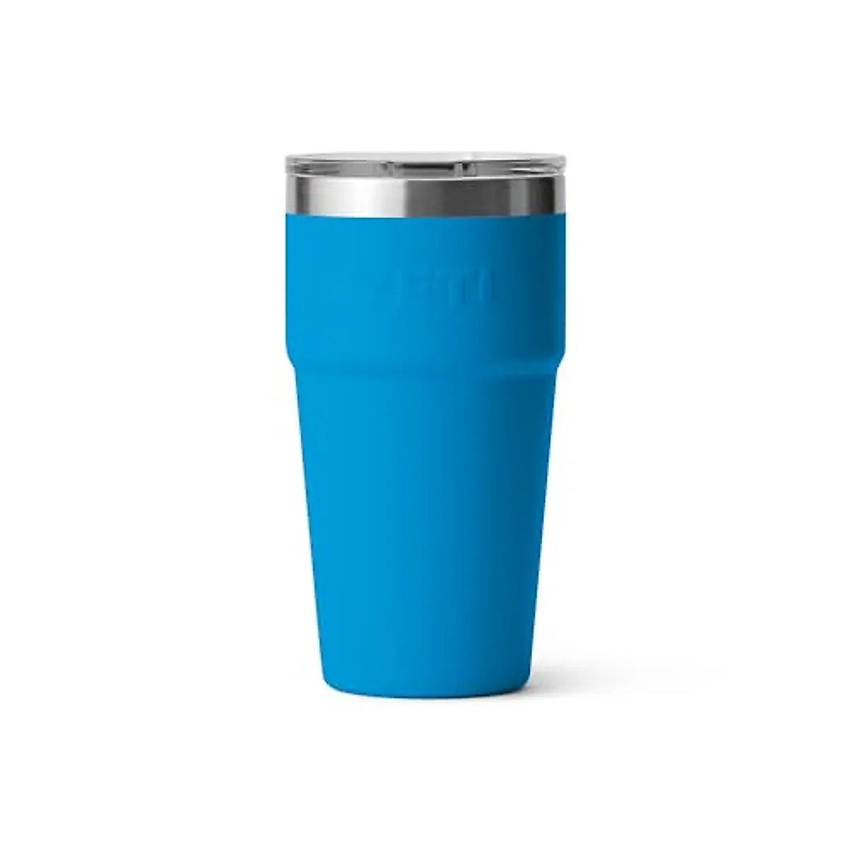 YETI Rambler 20 oz Stackable Tumbler, Stainless Steel, Vacuum Insulated with MagSlider Lid, Big Wave Blue