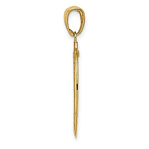 14k Saint Joseph Medal Pendant QM1502