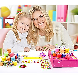 54 Pack Mini Butter Slime Kit for Girls Boys, Scented Fruit Party Favors, Soft and Non-Sticky, Stress Relief Putty Toys Kids，Educational