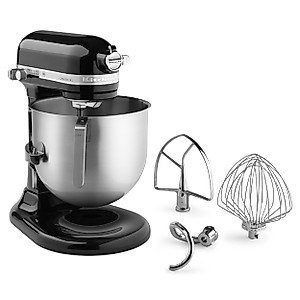 KitchenAid KSM8990OB 8-Quart Commercial Countertop Mixer, 10-Speed, Gear-Driven, Onyx Black