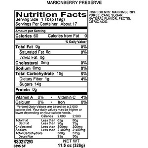 Harry & David Marionberry Preserves (11.5 Ounces)