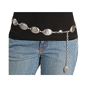 Tony Lama Women's Oval Concho Belt M