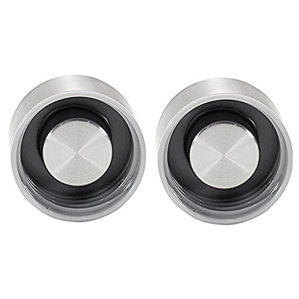 Brieftons Glass Bottles's Lids, Pack of 2 Stainless Steel Caps