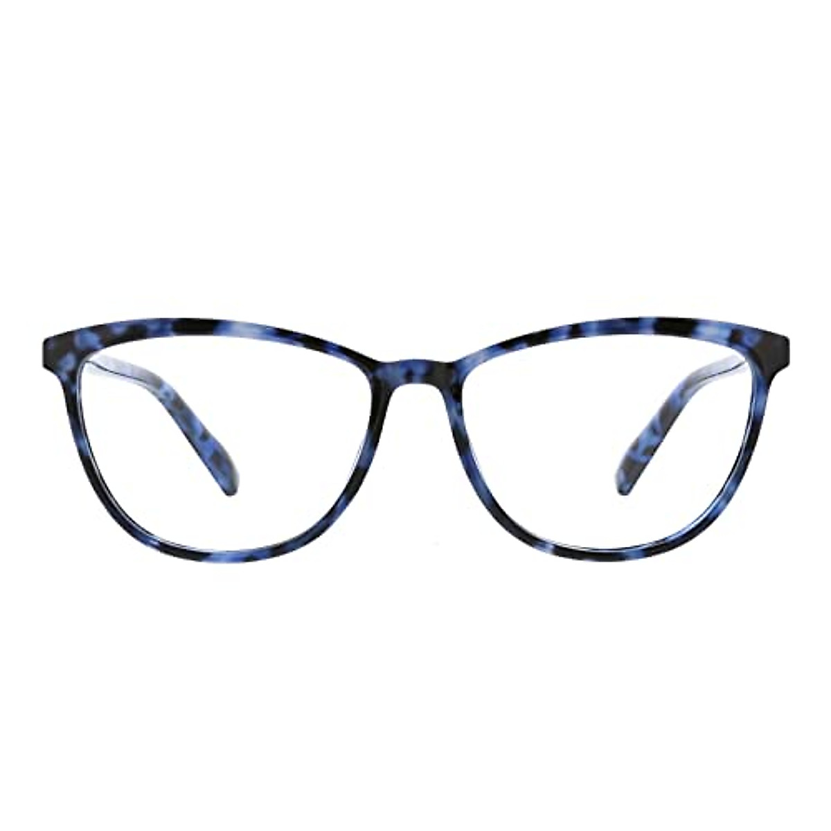peepers by peeperspecs womens Bengal Blue Light Blocking Reading Glasses, Navy Tortoise, 54.9 US