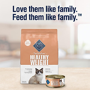 Blue Buffalo True Solutions Healthy Weight Natural Dry Food for Adult Cats, Chicken, 3.5-lb. Bag
