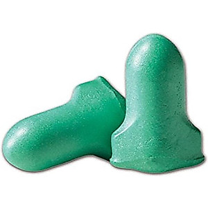 Howard Leight LPF-1 Max Lite Disposable Foam Uncorded Earplugs, Polyurethane Foam, Small, Green (Pack of 200)