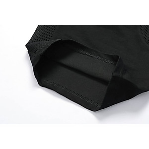 STICKON Mens Athletic Shorts Casual Sweat Shorts Summer Beach Shorts Drawstring Elastic Waist with Zipper Pockets Red-03 M