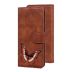 SHOYAO Phone Cover Wallet Folio Case for Sony Xperia 1 III, Premium PU Leather Slim Fit Cover for Xperia 1 III, Horizontal Viewing Stand, Perfect Match, Brown