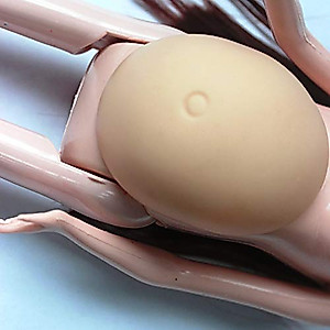 Kunhe Rose Red Real Pregnant Doll Have a Baby In Her Tummy Mom Doll