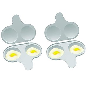 Nordic Ware 64702 Microwave 2 Cavity Egg Poacher (2 Pack)