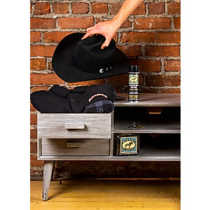 Bickmore Foaming Dark Hat Cleaner | Remove Dirt, Dust, Fingerprints & Sweat Stains - Great for Fur - Felt Cowboy Hats, Baseball Hats & More