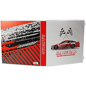 UniKeep Nascar Themed Collectible Card Storage Binder, 360 Card Capacity (Car)
