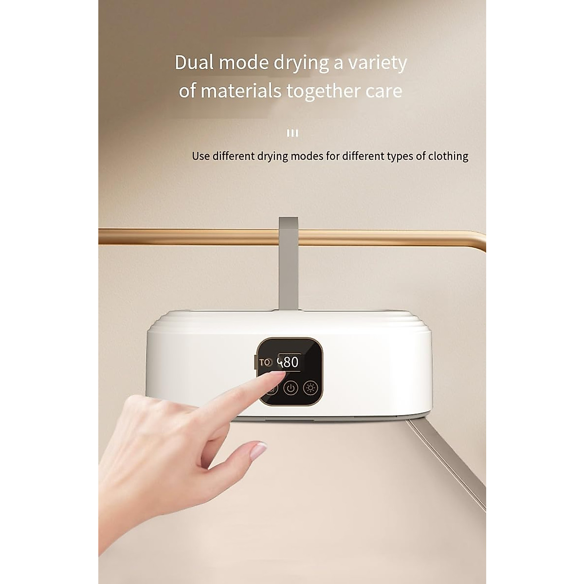 Portable Clothes Dryer Portable Dryer for Apartments, Dorm, RV, Compact Foldable Electric Drying Machine with Dry Bag Delicate Garments, Mini Laundry Dryer Remote Control, Foldable Electric Drying