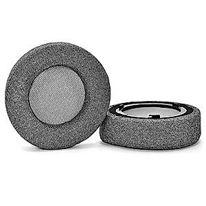 Upgrade Virtuoso XT Thicker Earpads - Replacement Ear Cushion Compatible with Corsair Virtuoso RGB Wireless SE Gaming, Softer Leather,High-Density Noise Cancelling Foam, Added Thickness Gray