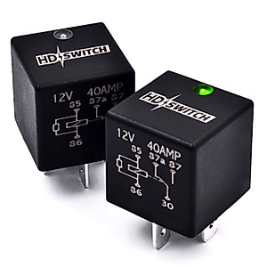 HD Switch -2 Pack- 1-643275 643275 E643275 1643275 Waterproof Relay w/LED Power Indicator Upgrade fits Toro Exmark Lazer Z AC AS CT LC Quest Turf Tracer DS E P S X Z Series, Dielectric Grease Included