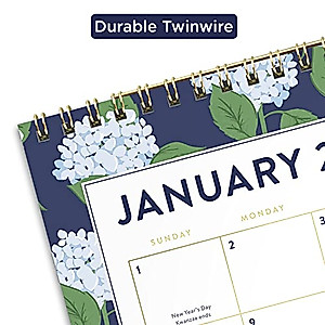 AT-A-GLANCE 2023 Wall Calendar, Simplified by Emily Ley, 11" x 8-1/2", Small, Monthly, Carolina Dogwood (EL91-709)