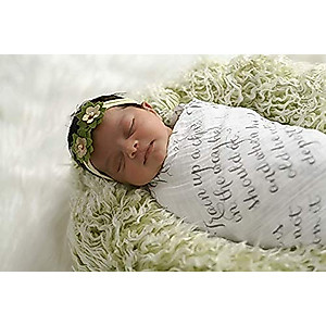 Jeremiah Scripture Swaddle Blanket Gift Set, for I Know The Plans I Have for You, Ultra-Soft 100% Cotton Muslin Receiving Blankets, Extra Large, 2 Pack