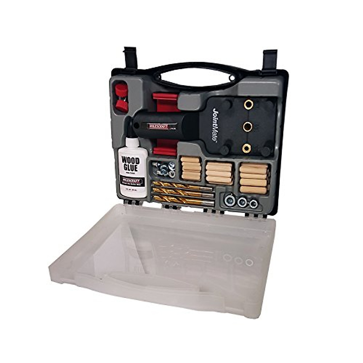 Milescraft 1309 DowelJigKit - Complete Doweling Kit with Dowel Pins and Bits