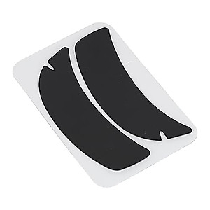 Eyelash Extension Patches, Notch Eyelash Extension Under Eye Gel Pads 10 Pairs Soft for Salon (Black)