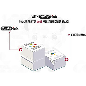 YoYoink Remanufactured Ink Cartridges Replacement for Canon PG-40 CL-41 (1 Black, 1 Color; 2 Pack)