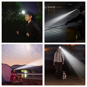 klarus HC3 Rechargeable Motion Sensor Cap Visor Light - 100 Lumens COB LED Clip on Hat Light - Headlamp Flashlight with Red Light for Fishing Running Camping Reading