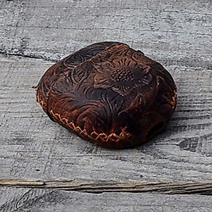 JJNUSA Genuine Leather Distressed Leather for Bose QuietComfort Earbuds Ultra Wireless Charging Case Leather Protective Cover QuietComfort Earbuds II Earbud Case Man Women