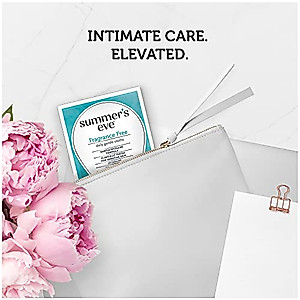 Summer’s Eve Fragrance Free Gentle Daily Feminine Wipes, pH Balanced, 16 Count