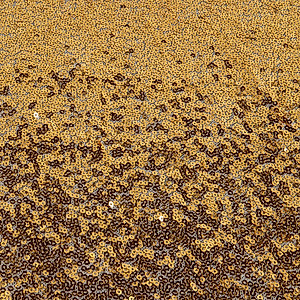 Glitz Sequin & Mesh Creative Gold, Fabric by the Yard