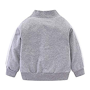 Mud Kingdom Little Boys Jogger Suits Casual Long Sleeve Orange Size 7-8