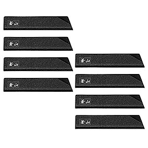 Cangshan 1026641 8-Piece Steak Knife Guard Set, Black