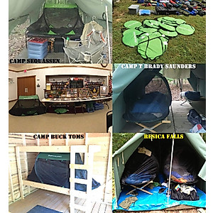 SANSBUG 1-Person Popup Mesh Screen Tent (Tarp Floor)