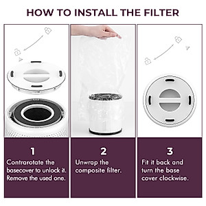 Official H13 Replacement Filter for B-D02L Air Purifiers