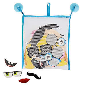 Buddy & Barney Silly Faces Bath Stickers, Hilarious Facial Expressions Foam Stickers Bath Toy for Children 3+, Pack of 37 Reusable Stickers, Bathtub, Tub, Shower, Boys, Girls, Kids,