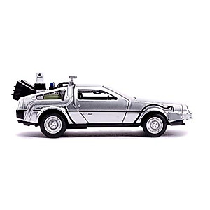 Jada Toys Back to The Future Part II 1:32 Time Machine Die-cast Car, Toys for Kids and Adults