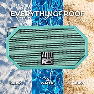 Altec Lansing Mini H2O - Waterproof Bluetooth Speaker, IP67 Certified & Floats in Water, Compact & Portable Speaker for Hiking, Camping, Pool, and Beach
