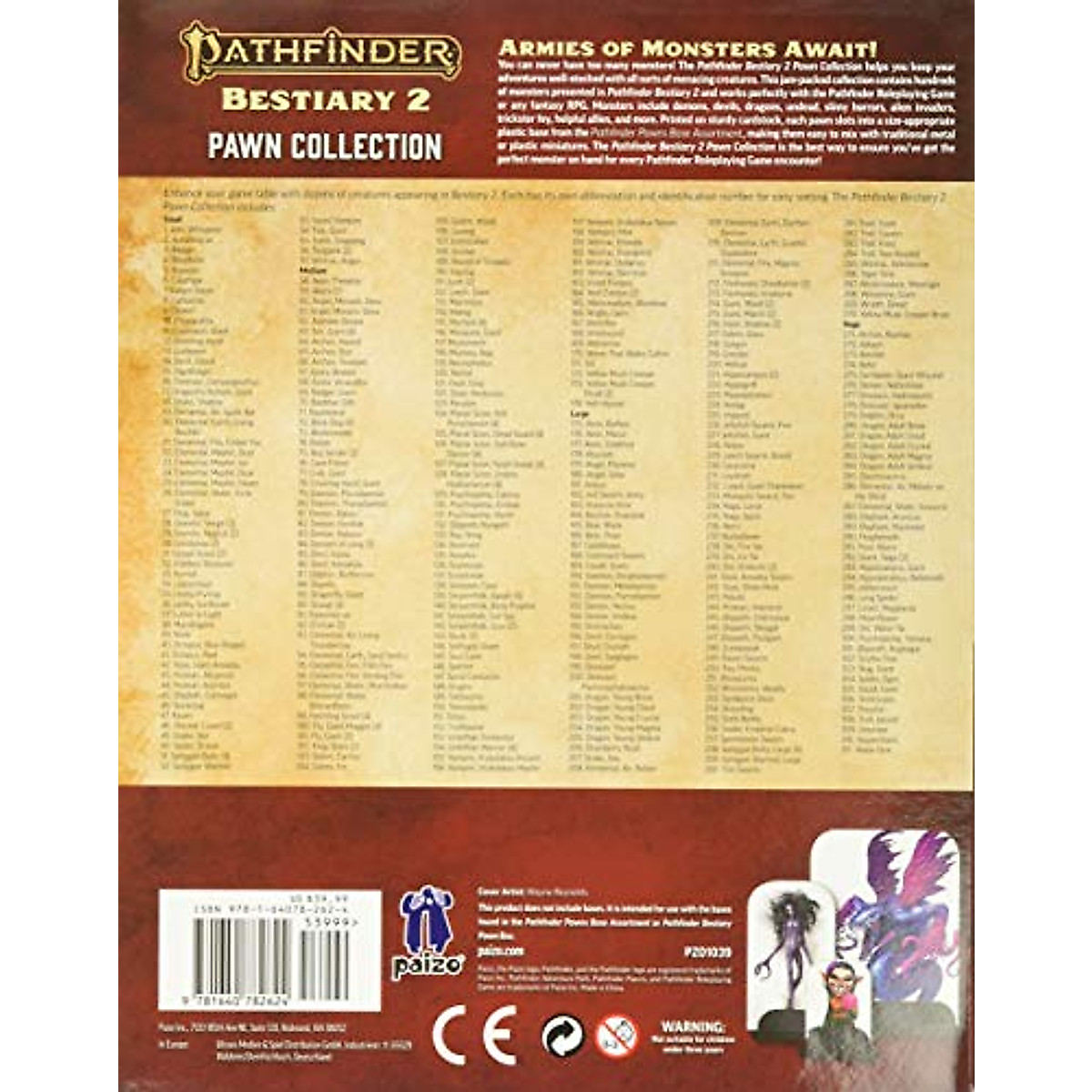 Pathfinder Bestiary 2 Pawn Collection (P2)