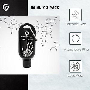 EVMT Brands Liquid Chalk, Mess-Free Gym Chalk for Weightlifting, Gymnastics, Rock Climbing, Dancing. Perfect Gym Gift for Men and Women. Lifting Chalk. Package May Vary.