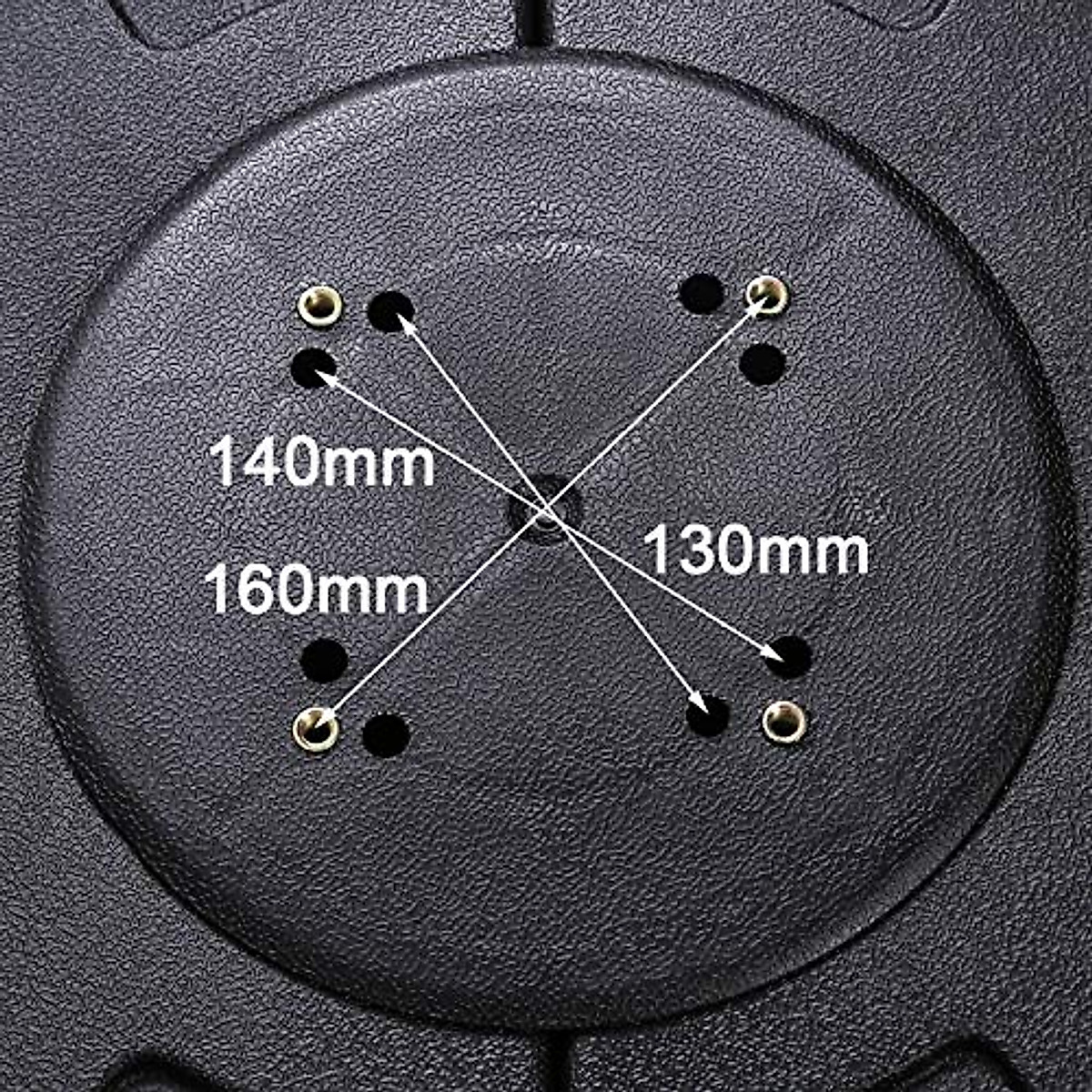 Sunnyglade 33" x 33" Offset Patio Umbrella Base Sand/Water Filled Square Umbrella Stand with Wheels