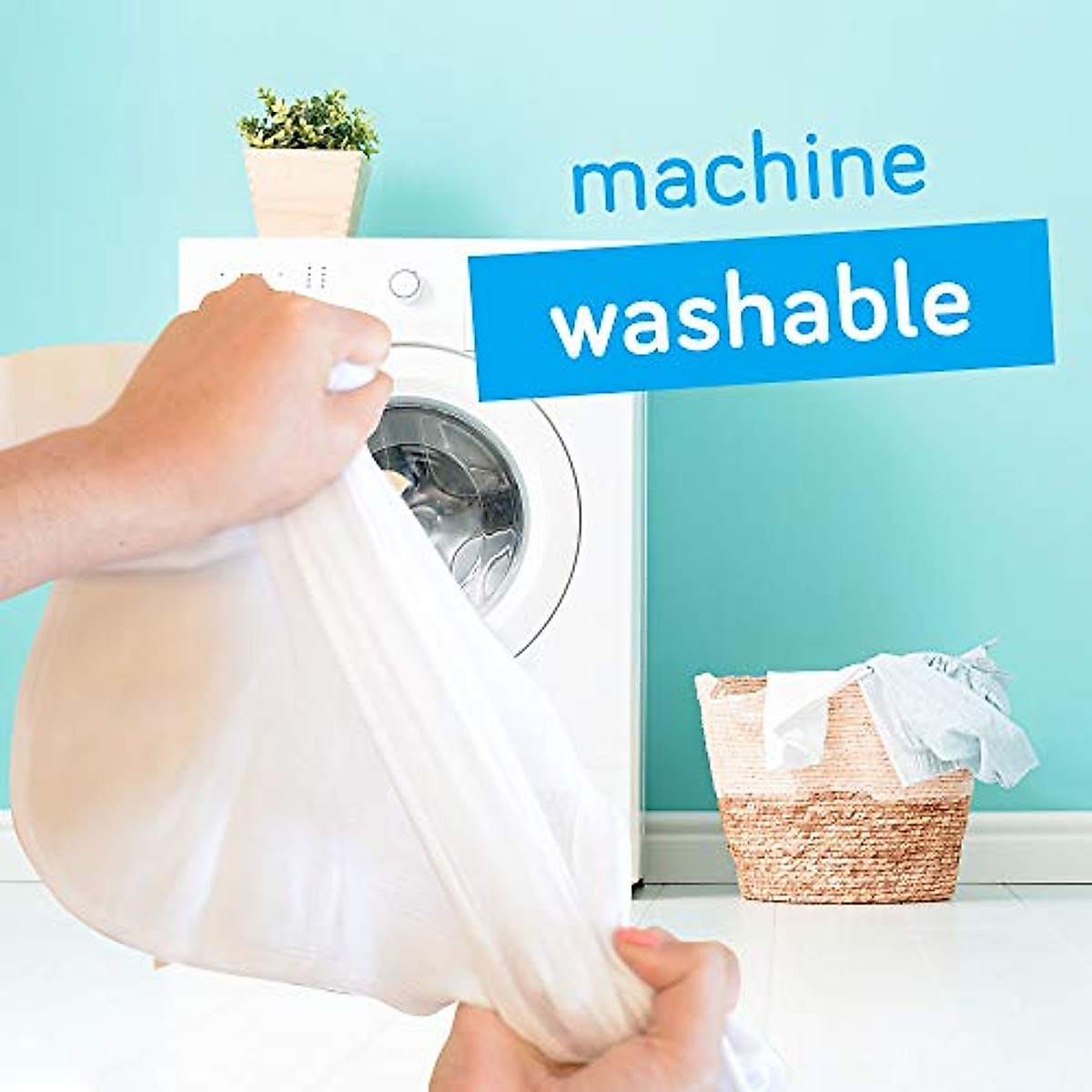 Reusable Produce Bags, Washable Mesh Bags for Fruits and Vegetables, Set of 5 - Flip and Tumble