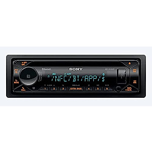 Sony MEX-N5300BT 1-DIN CD Car Stereo & SiriusXM Tuner Bundle. Radio with Bluetooth, AM/FM, Plays FLAC Files, 3 Pre-Amp Outputs, Two Zone Color Illumination. Voice Control for Android, Siri Eyes Free