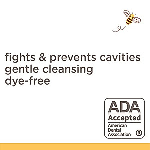 Burt’s Bees Kids Toothpaste, Strawberry Flavor, with Fluoride, Strawberry Splash, 4.7 oz, Pack of 4