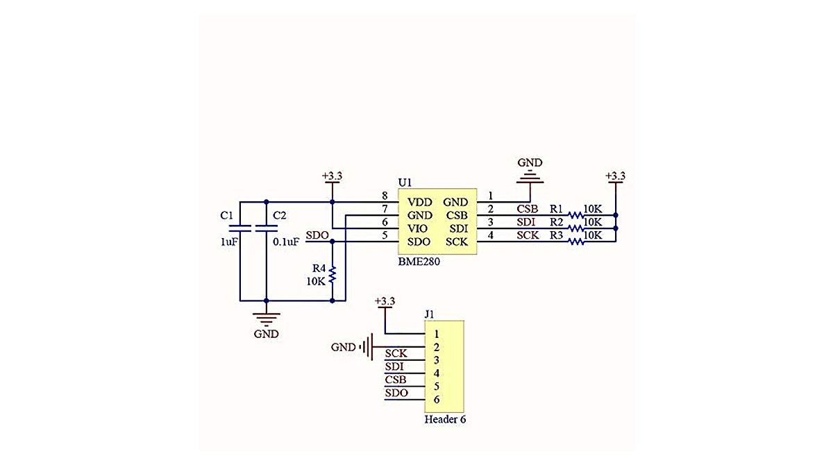 ACEIRMC BME280 Digital 5V Temperature Humidity Sensor Atmospheric ...