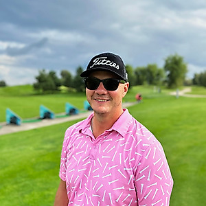 GP POWER GOLF Original Titties Mesh Hat - White Trucker Cap with Adjustable Strapback (Black)