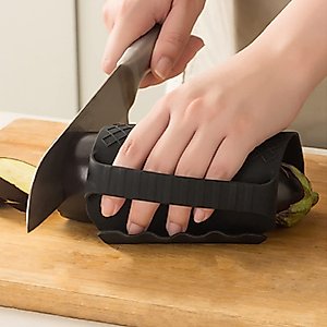 Silicone Assist Hot Handle Holder, Anti-scalding Clip, Oven Gloves Cooking Pinch Mitts, Pot Sleeve Heat Resistant Kitchen Potholders, Hands Guard Kitchen Gadget for Cooking, Picnic Black