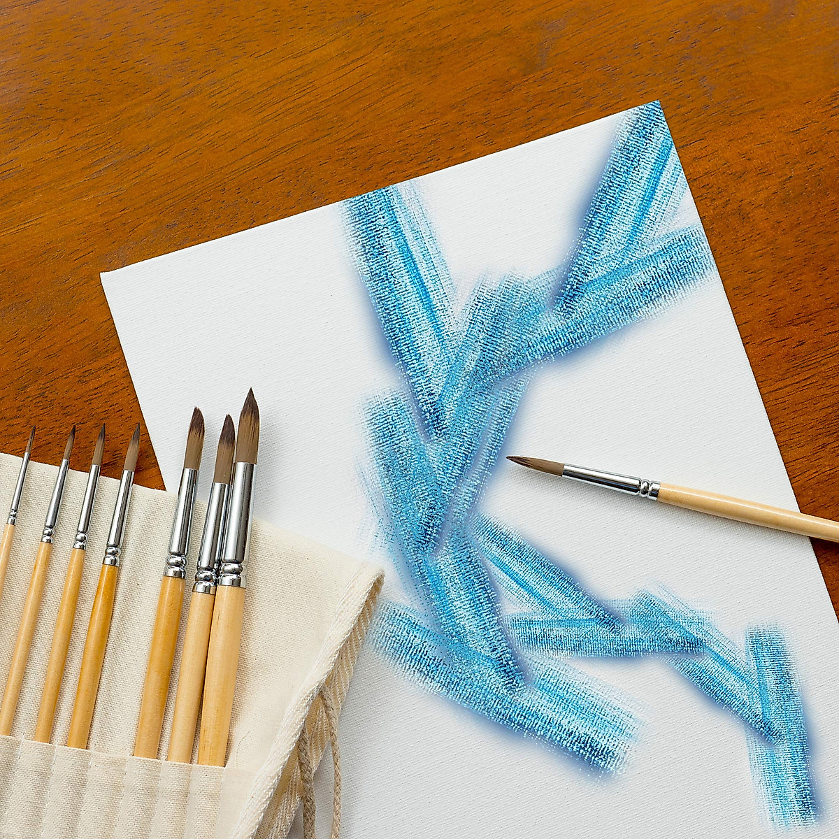 Asani Pre-primed Painting Canvas Panels, 28 Boards Multi-Pack, 5 x 7, 8 x 10, 9 x 12, and 11 x 14, White Cotton Canvases for Acrylic, Oil, Gouache, Tempera Paint, Art Gift for Kids, Adults, Beginners