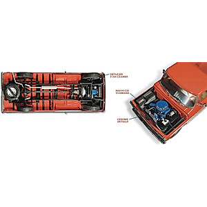 Moebius Models 2564 1:25 1968 F0RD F-250 Custom Cab Pickup Plastic Model Kit